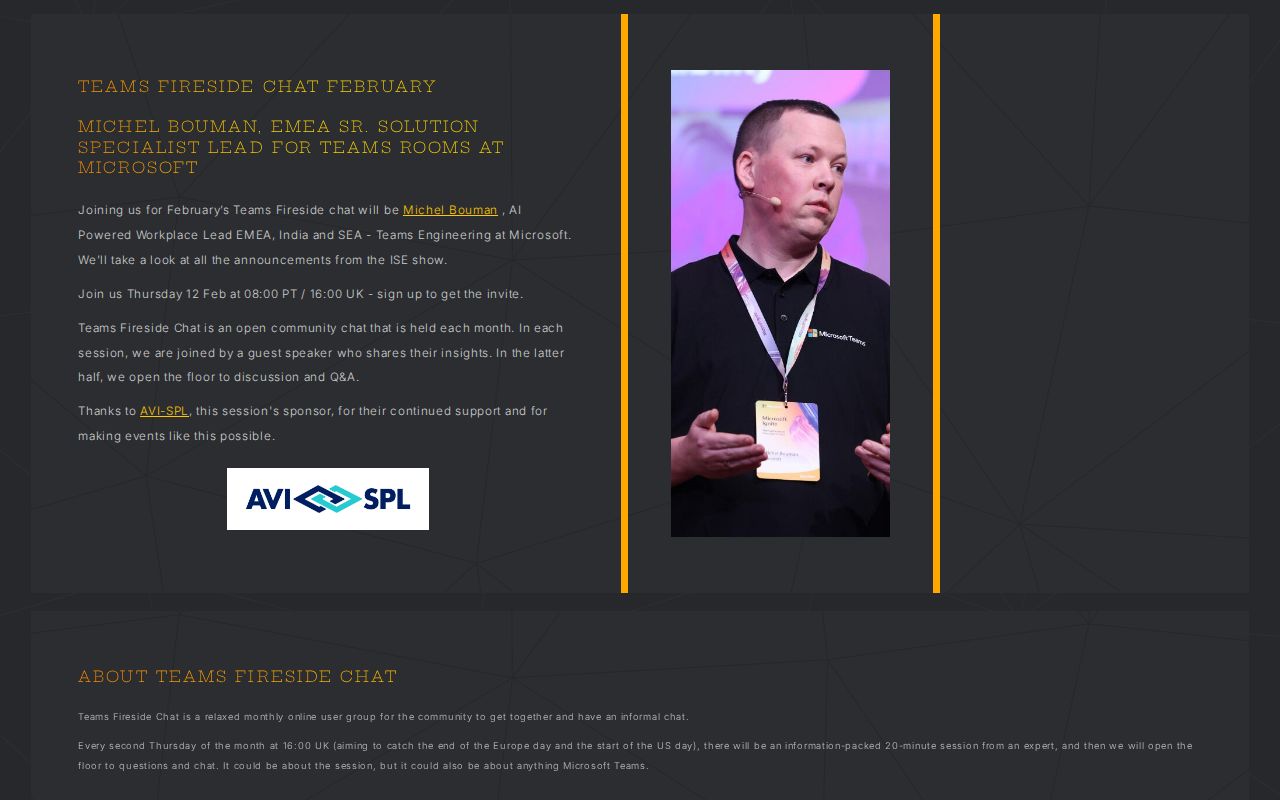 Microsoft Teams Fireside Chat